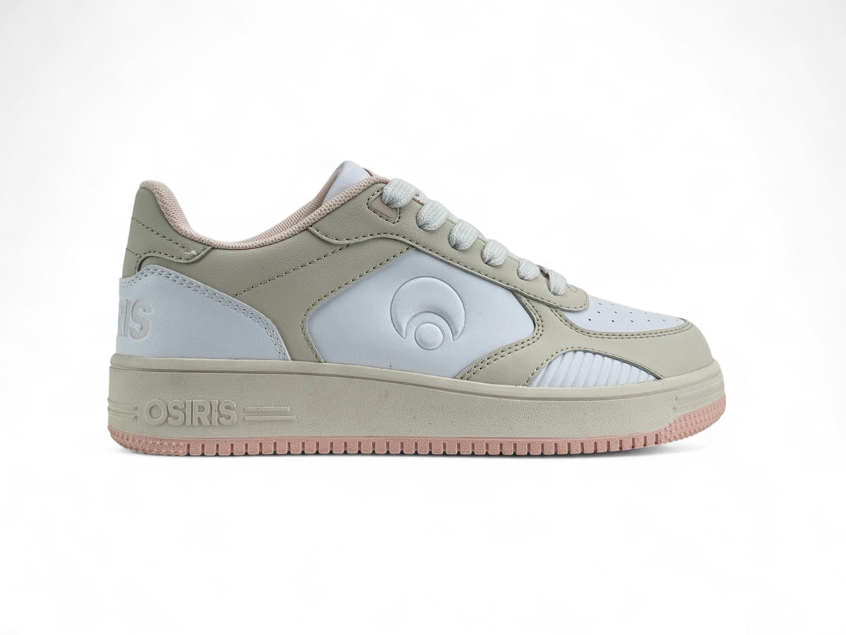 Zapatilla Osiris Steam Mujer Beige/White/Pink