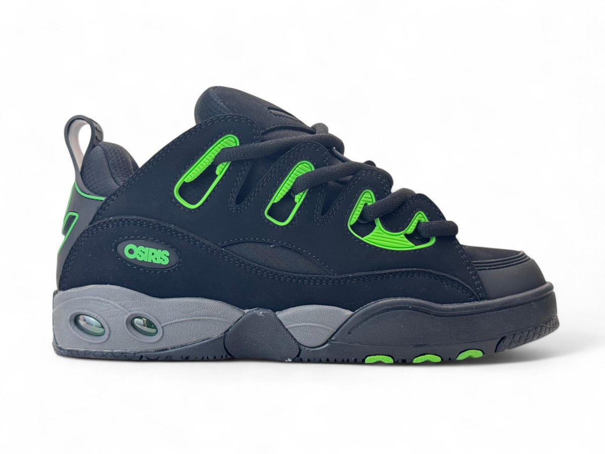 Zapatilla Osiris D3 E Hombre - Black/Charco/Green